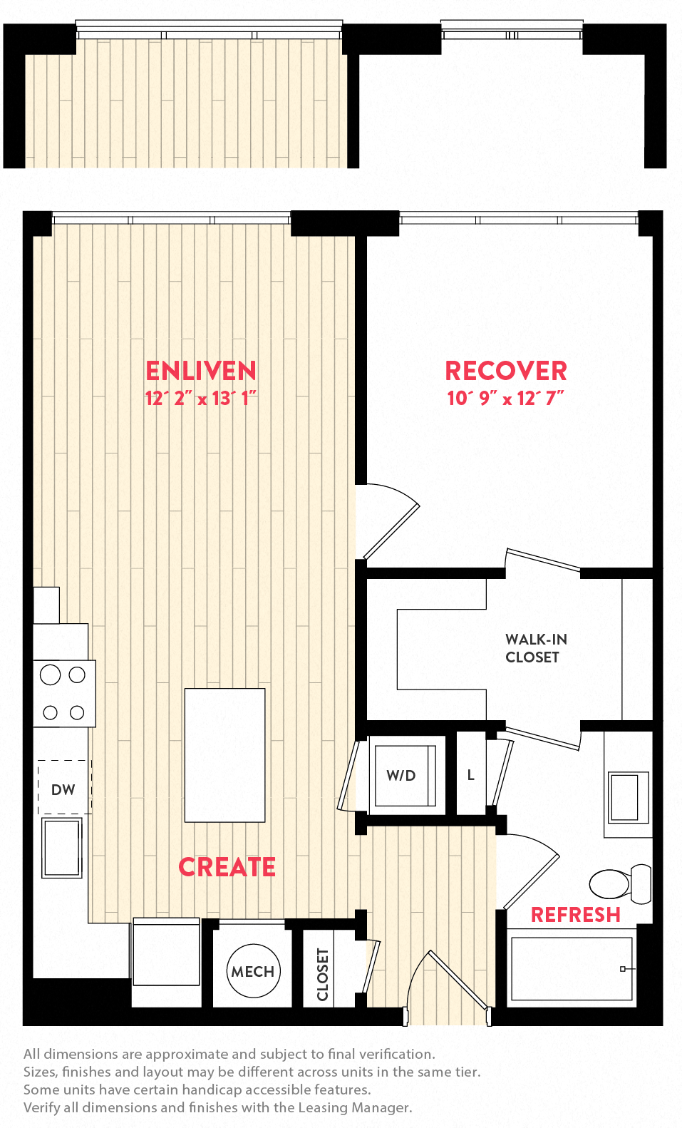 Floor Plans - Luxury Apartments Potomac Yard Alexandria VA | Notch 8