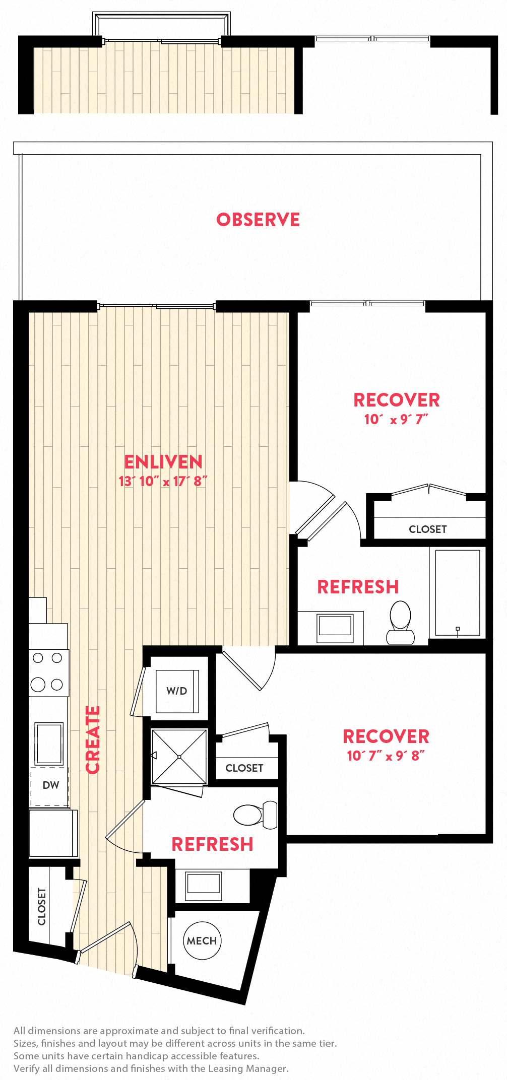 Floor Plans - Luxury Apartments Potomac Yard Alexandria VA | Notch 8