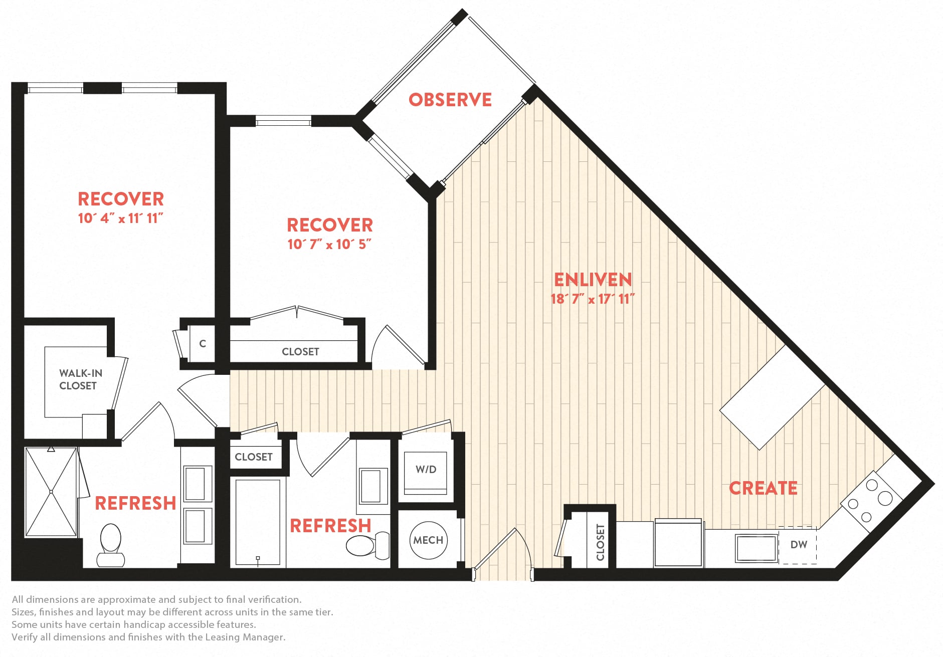 Floor Plans - Luxury Apartments Potomac Yard Alexandria VA | Notch 8