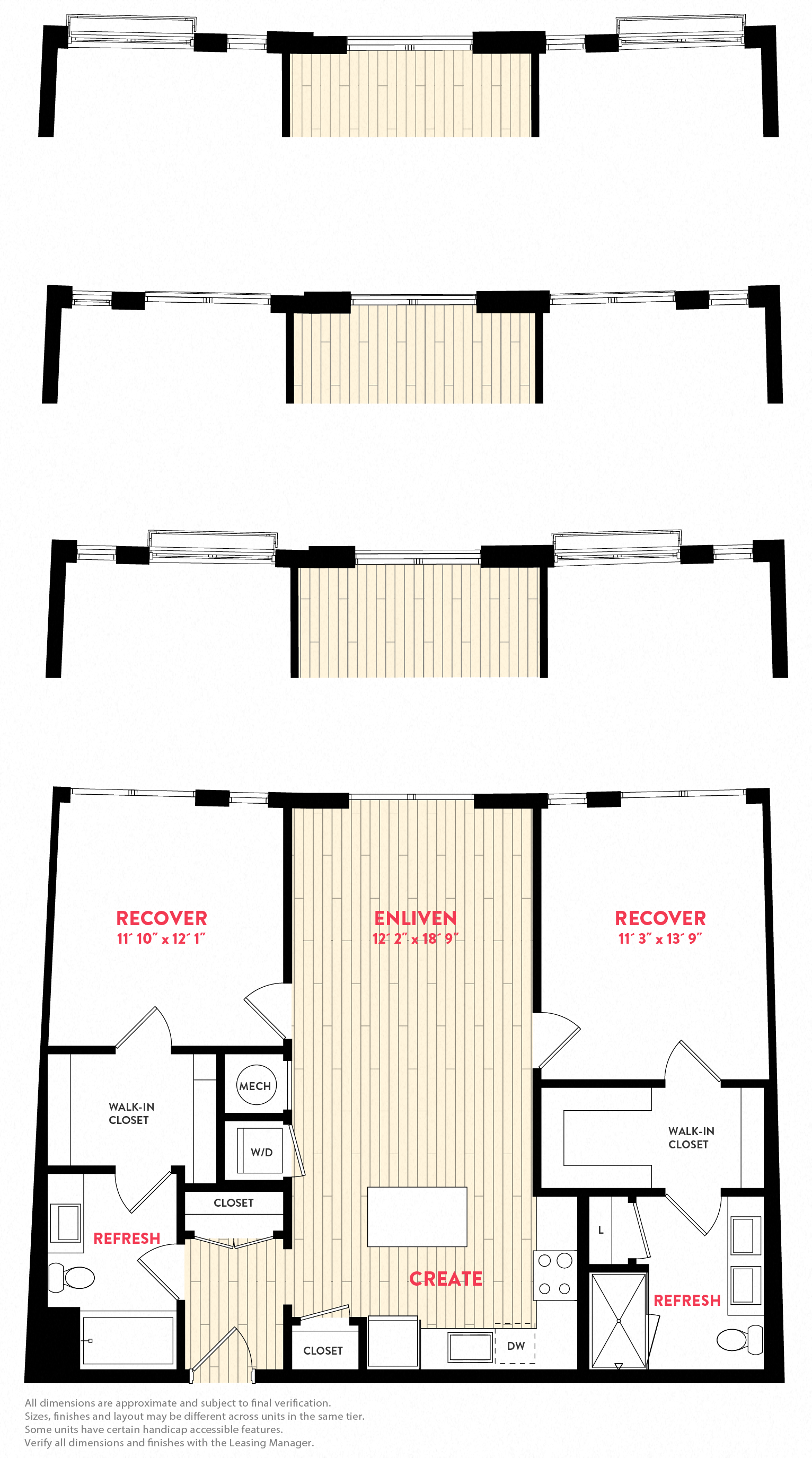 Floor Plans - Luxury Apartments Potomac Yard Alexandria VA | Notch 8