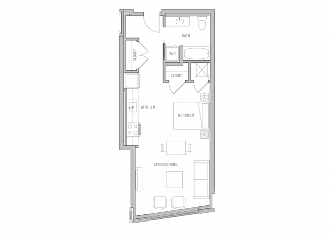 High-Rise Apartments for Rent in DTLA | 1, 2 & 3-BR Layouts