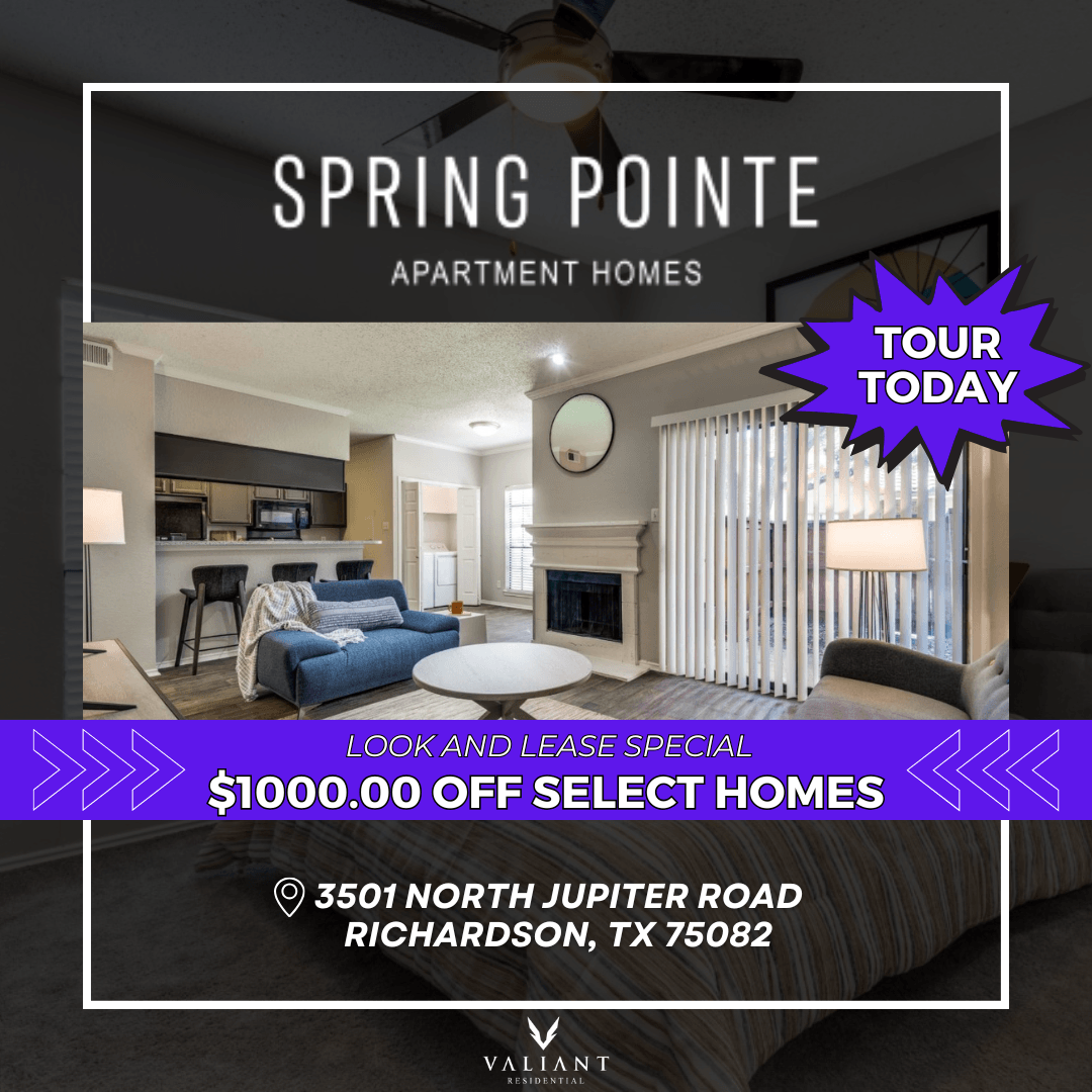 Floor Plans of Spring Pointe in Richardson, TX