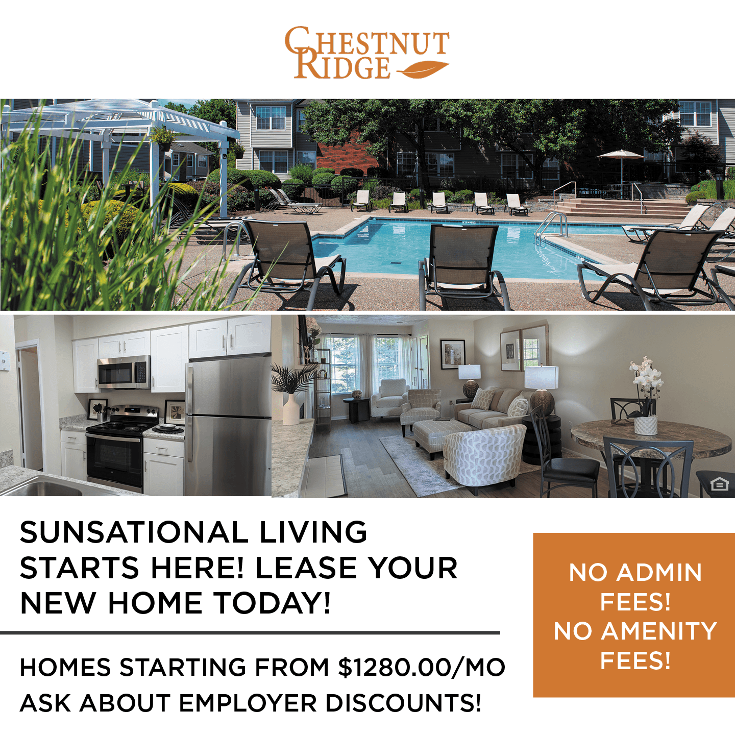 1 & 2 Bedroom Apartments in Robinson, PA | Chestnut Ridge