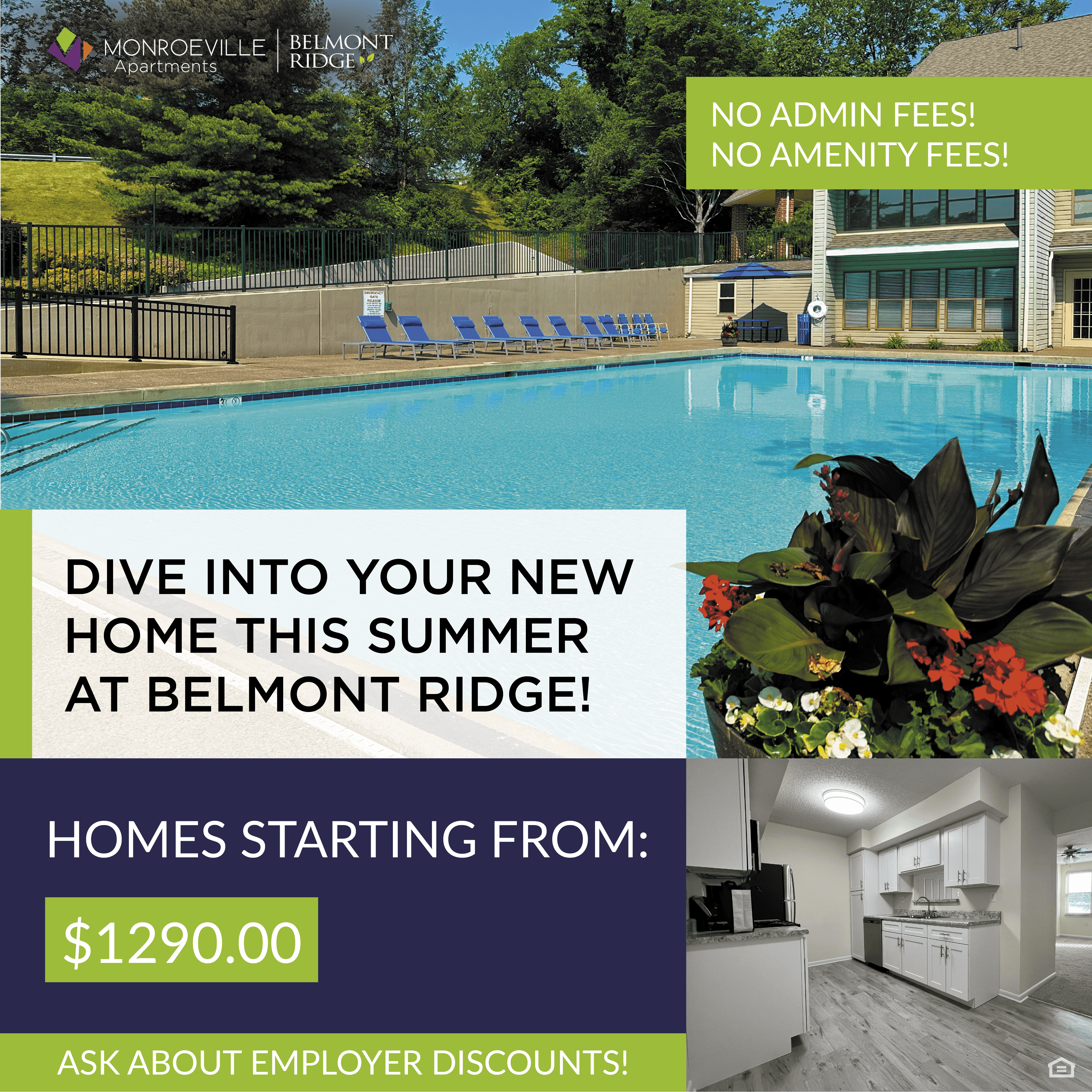Luxury Apartments in Monroeville | Belmont Ridge Apartments