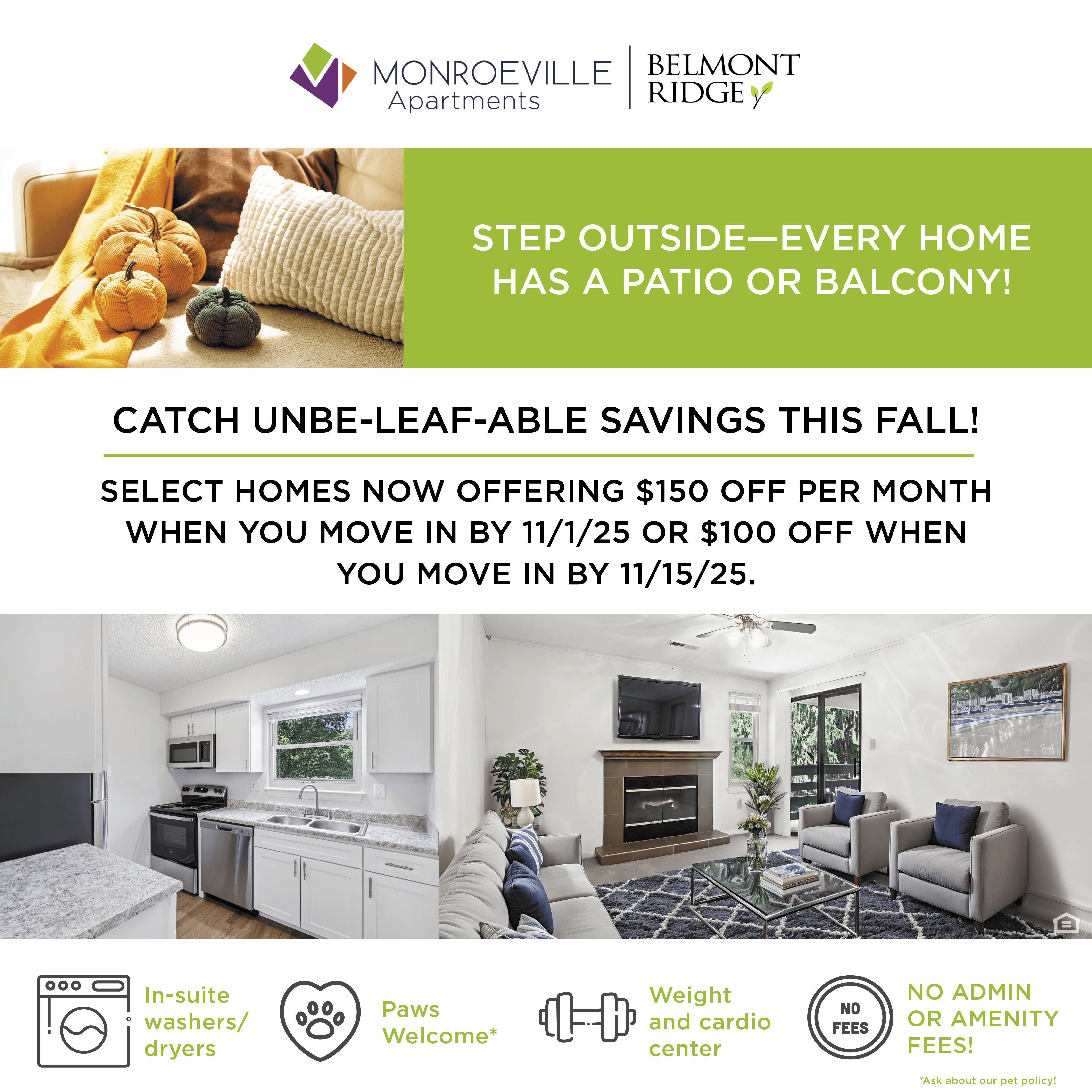 Monroeville Apartments | Belmont Ridge Apartments