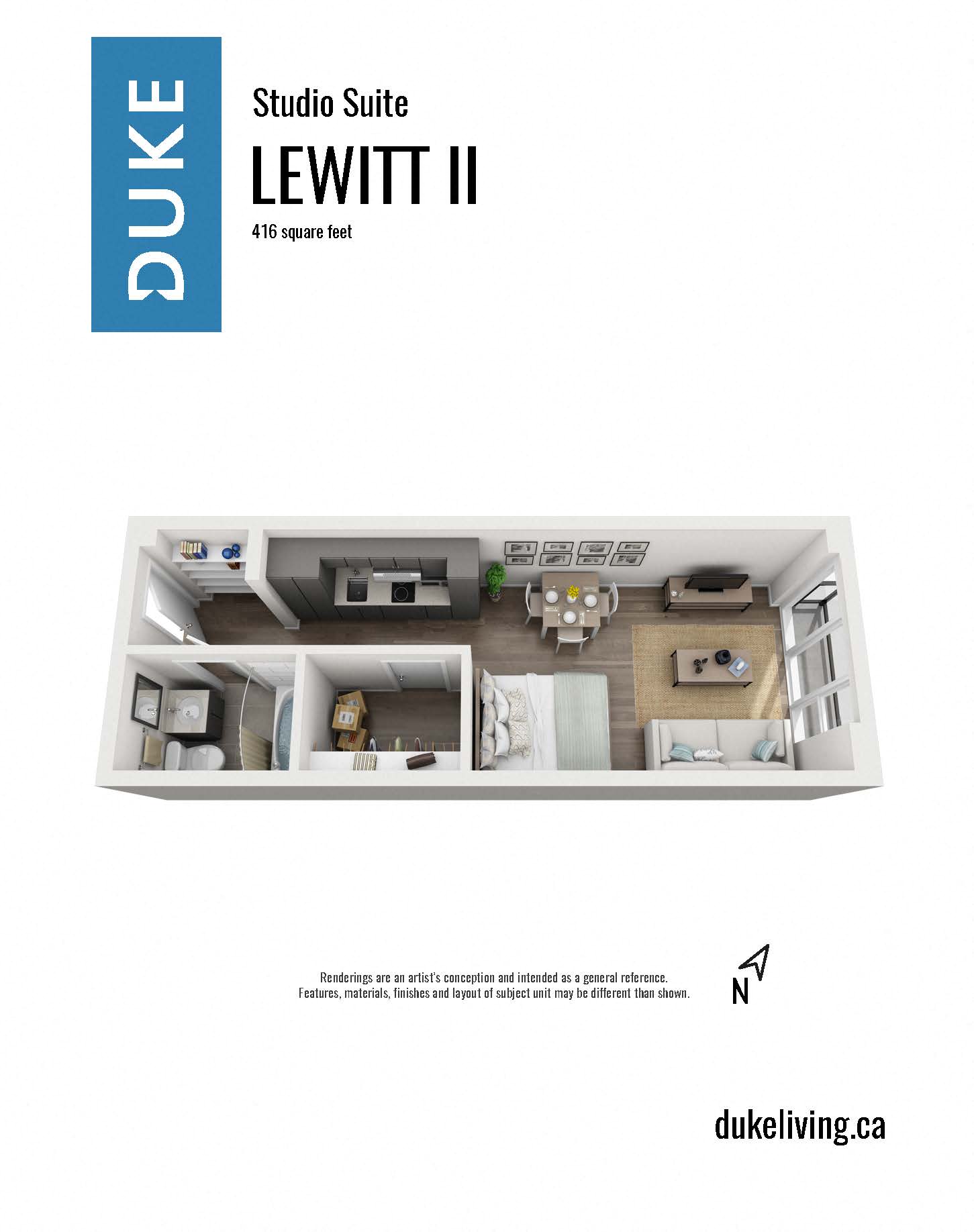 Floor Plans of The Duke in Vancouver, BC