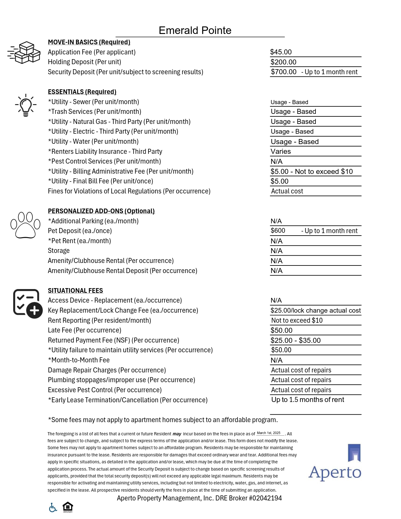 Floor Plans of Emerald Pointe in Modesto, CA
