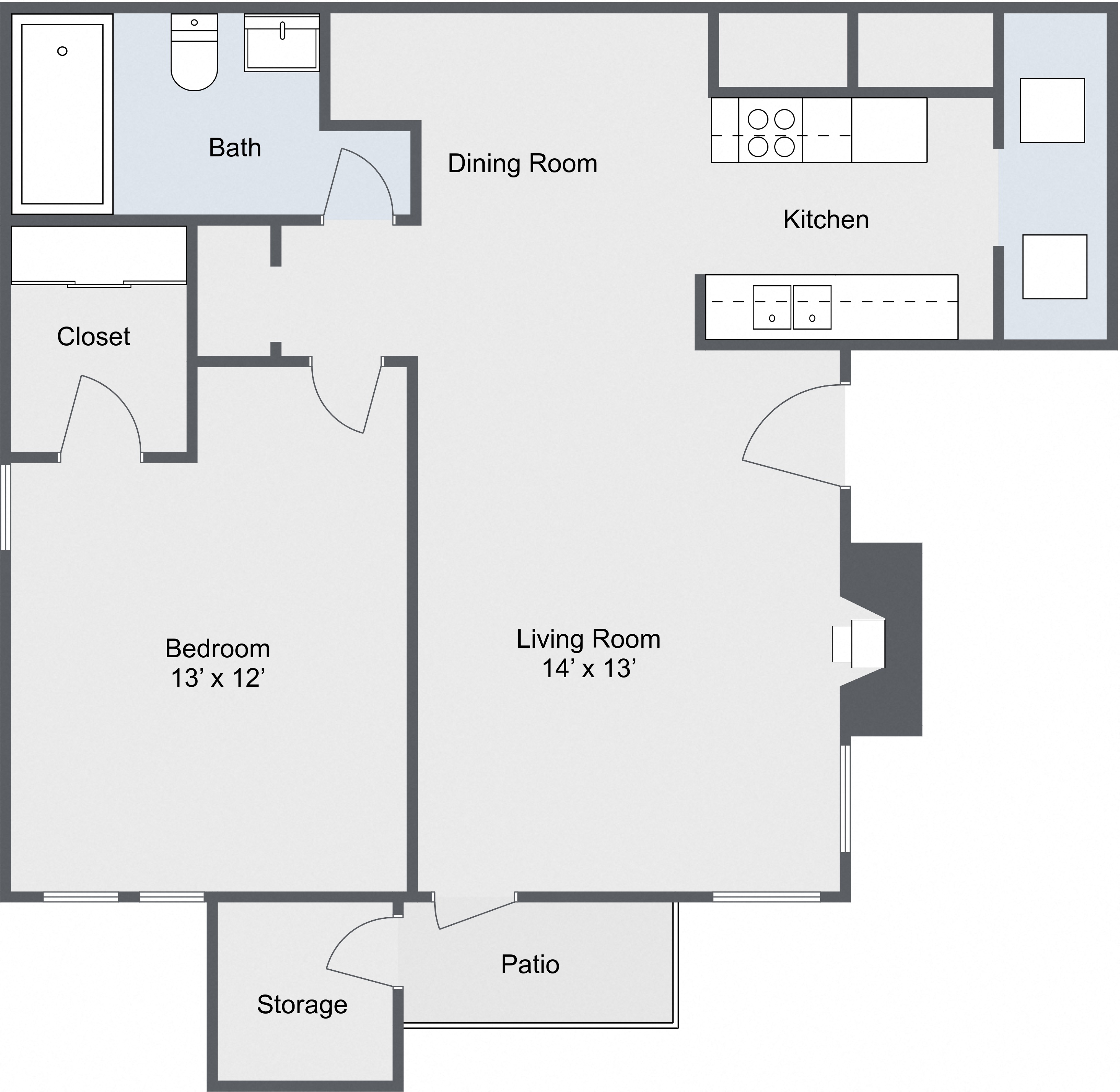 The Gregory North and South Apartment Homes | Live BH
