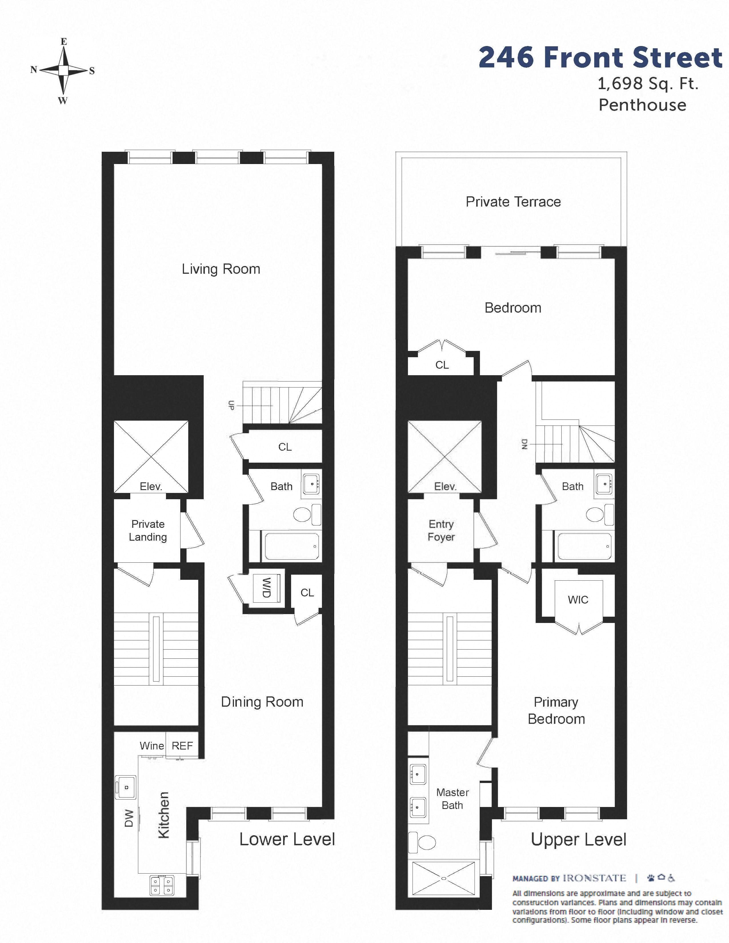 Floor Plans of 246 Front Street in NY, NY