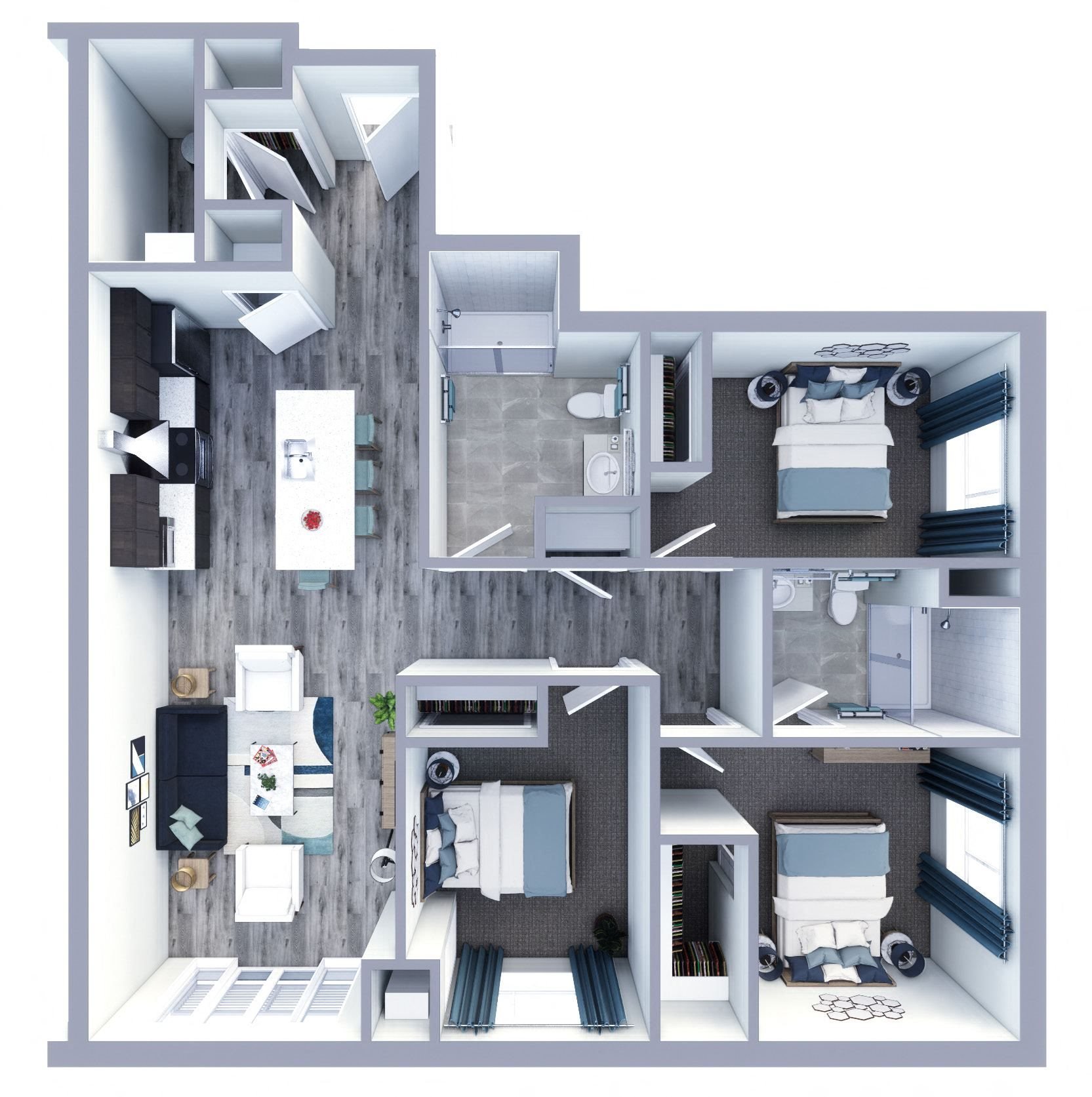 Floor Plans of Bennett Point LLC in Cincinnati, OH