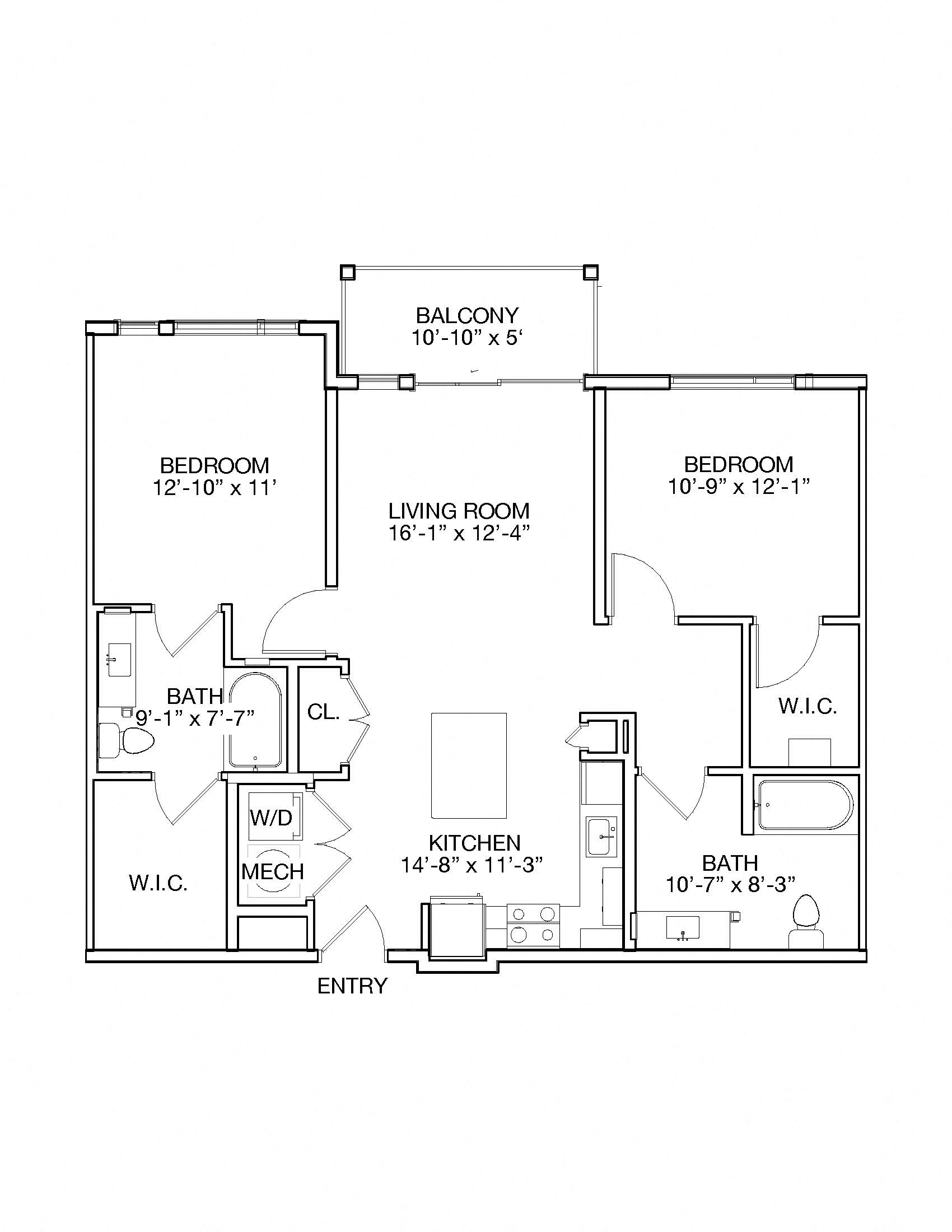 Studio, 1, 2 & 3 Bedroom Apartments in Las Vegas, Nevada | Ainsley at ...