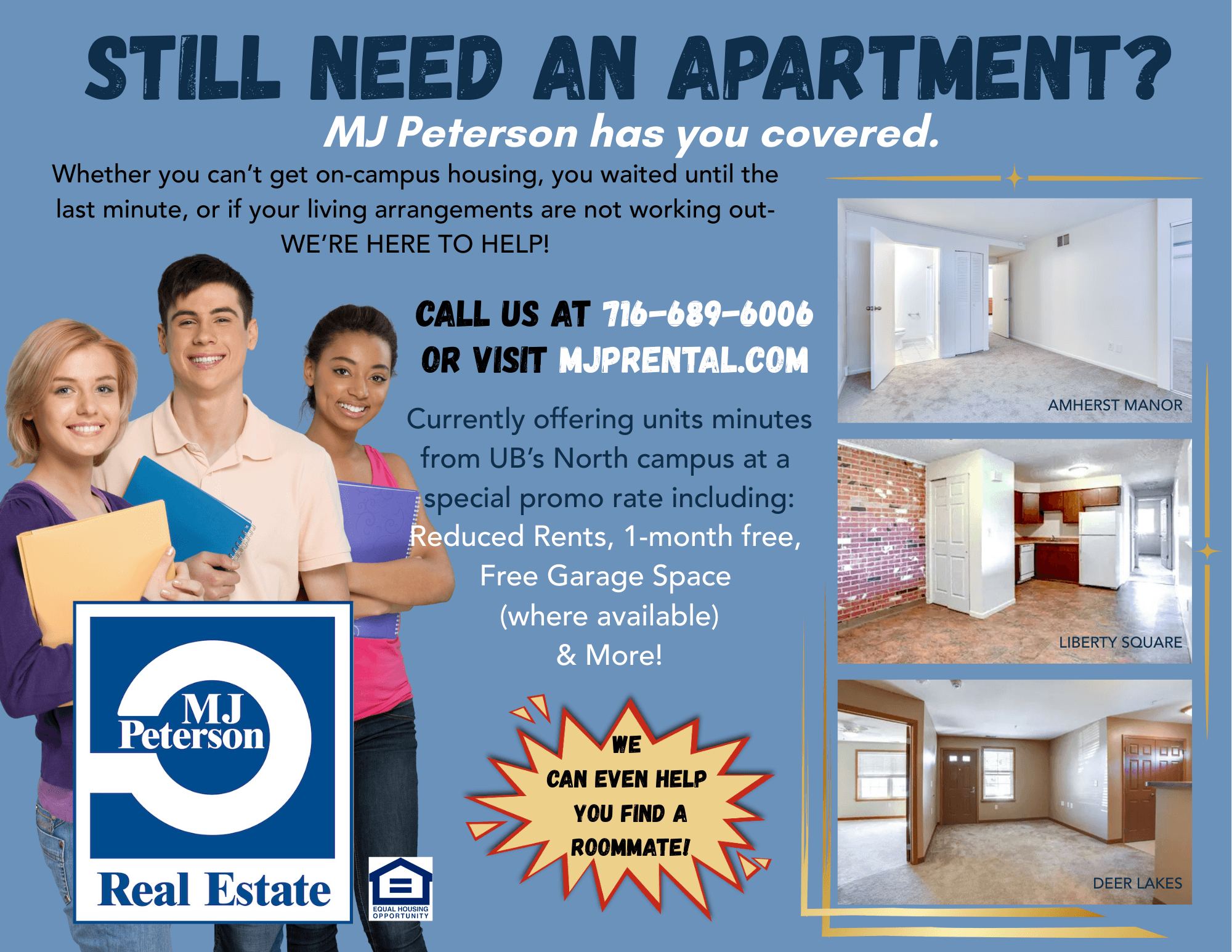 Amherst Manor Apartments |Apartments Close to UB North Campus