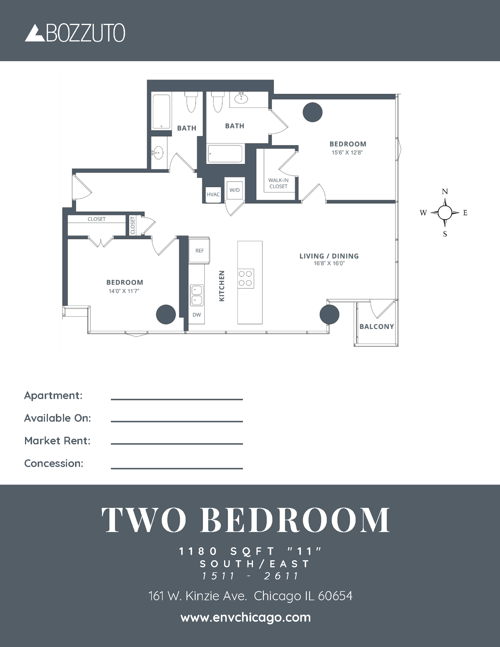 Luxury Studio, 1, and 2 Bedroom Apartments for Rent in River North ...