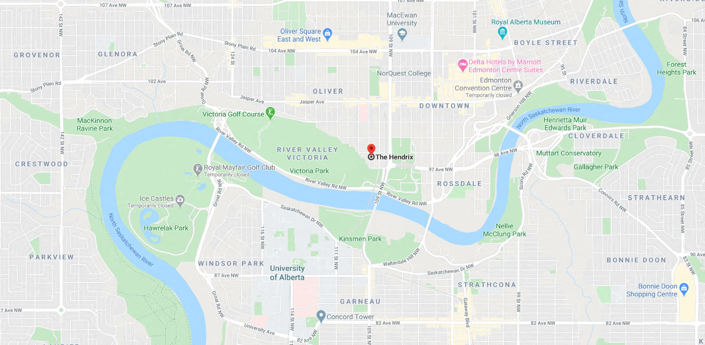 The Hendrix | Map and Directions to The Hendrix in Edmonton, AB