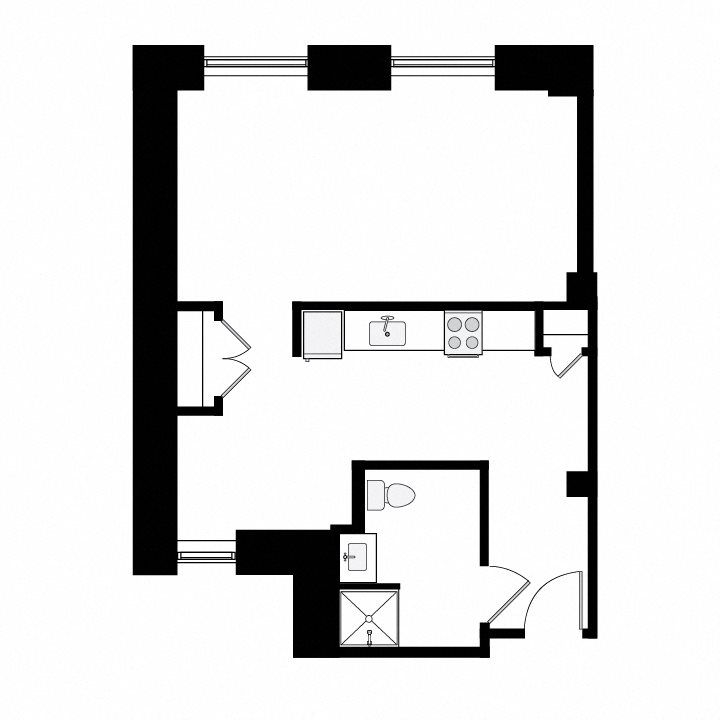 Floor Plans of Ronan Flats in Philadelphia, PA