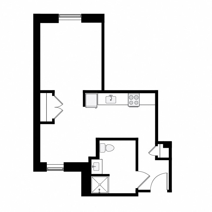 Floor Plans of Ronan Flats in Philadelphia, PA