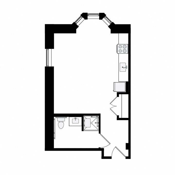 Floor Plans of Ronan Flats in Philadelphia, PA