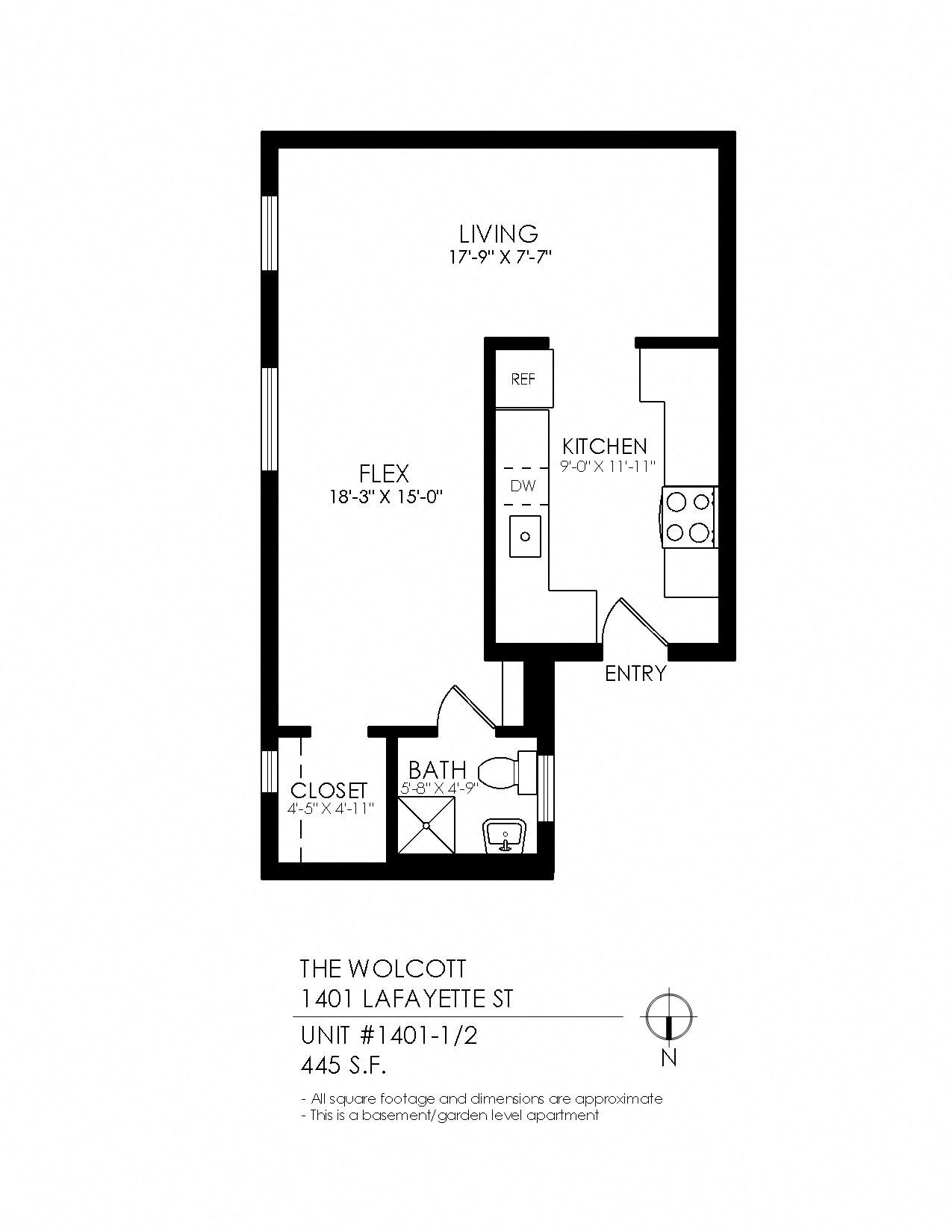 Floor Plans of The Wolcott in Denver, CO