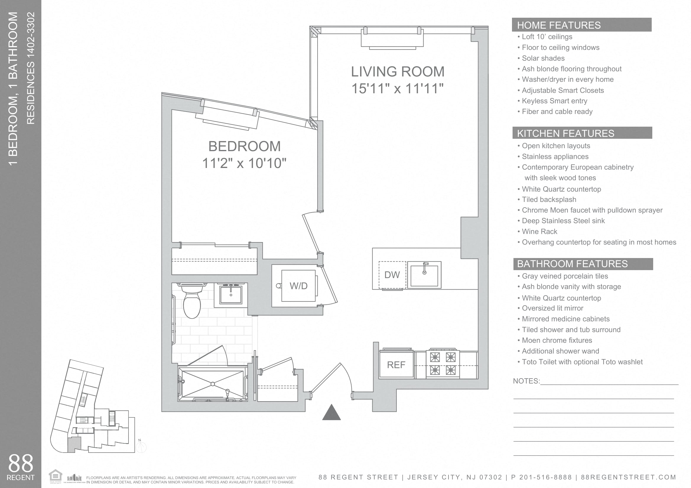 Availability - 88 Regent