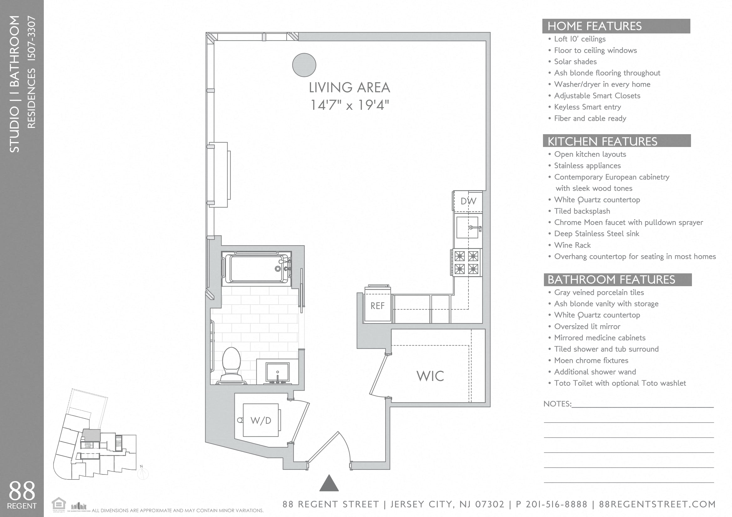 Availability - 88 Regent
