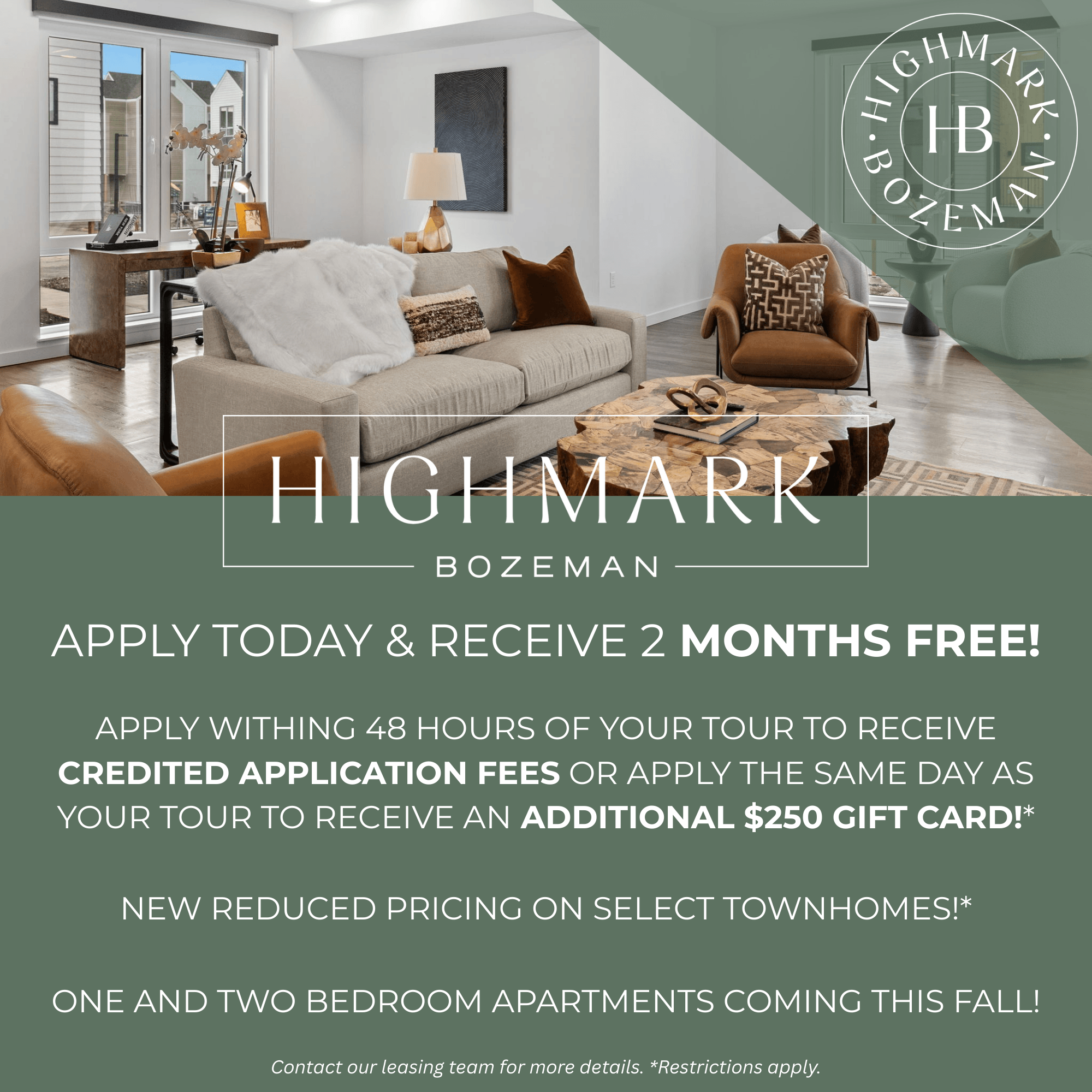 Townhomes for Rent in Bozeman, MT | Highmark Bozeman | Home