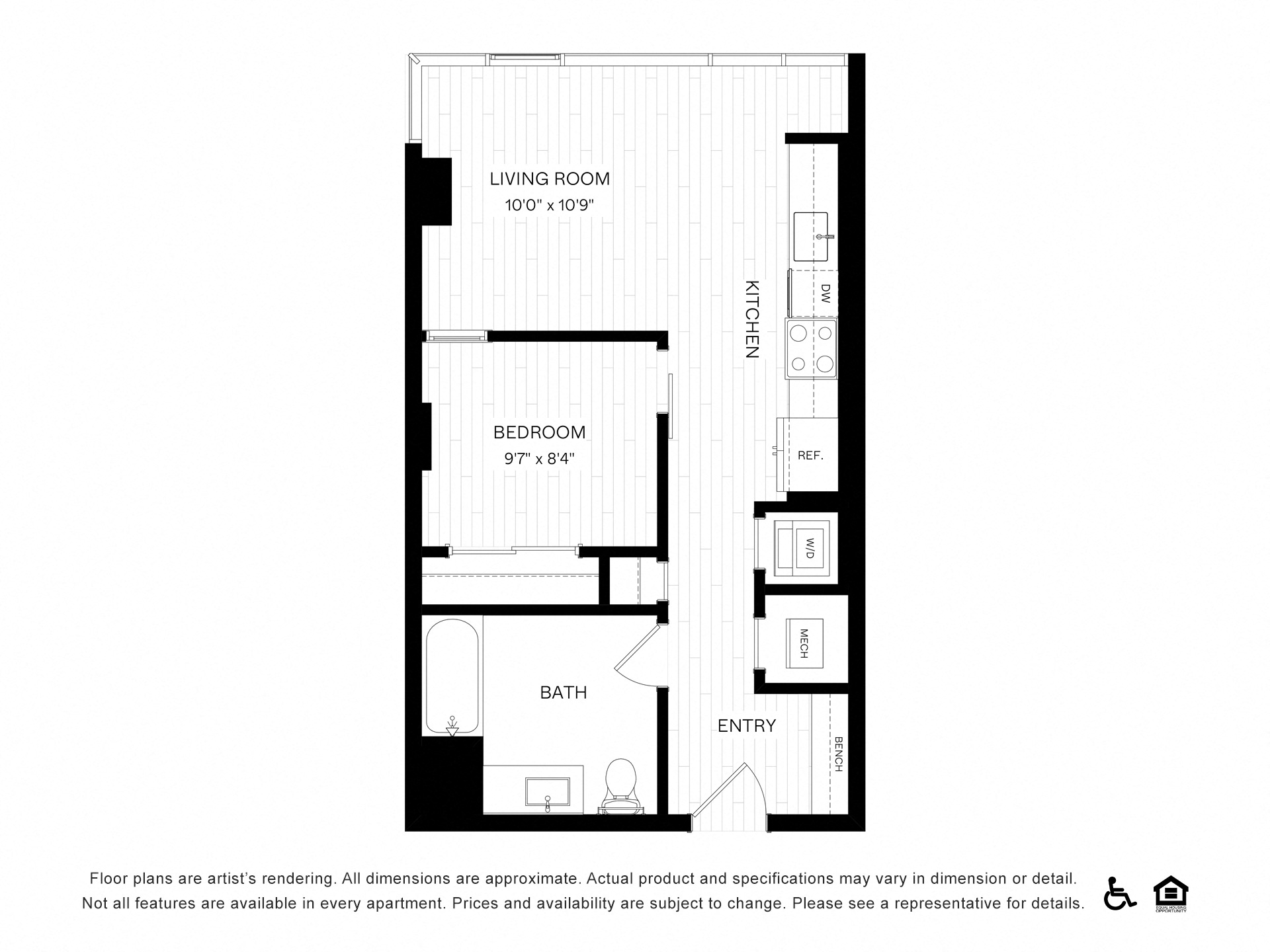 Floor Plans | Apartments Near Capitol Hill, DC | Gallery64