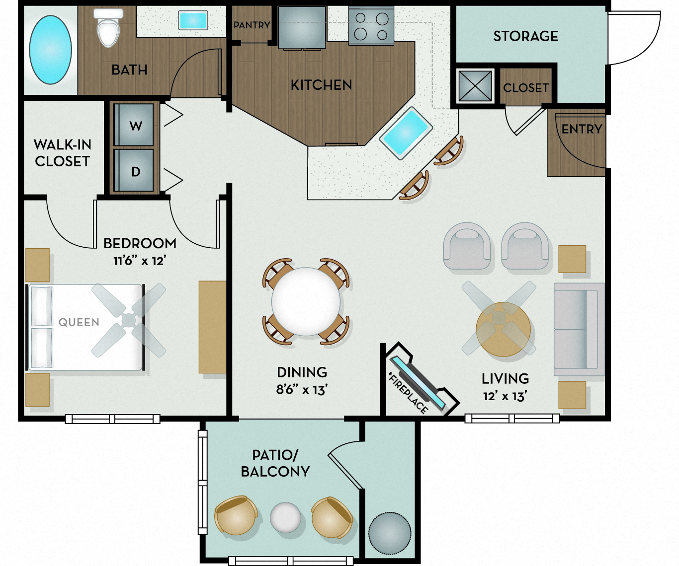 Floor Plans | The Ranch Apartments on Parmer Lane - Austin TX