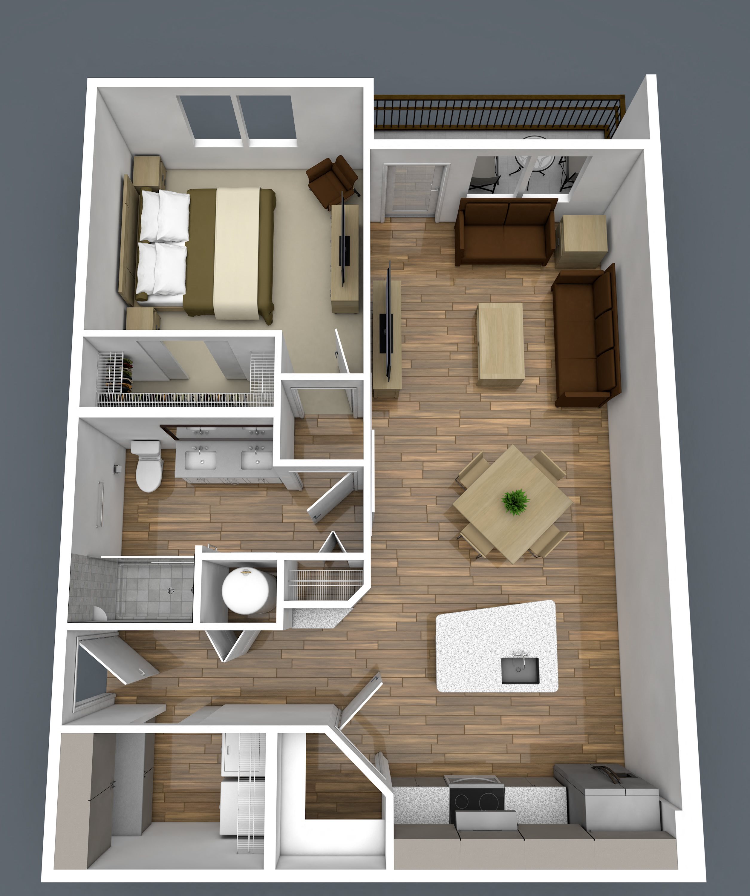 Floor Plans of Centre Pointe Apartments in Melbourne, FL