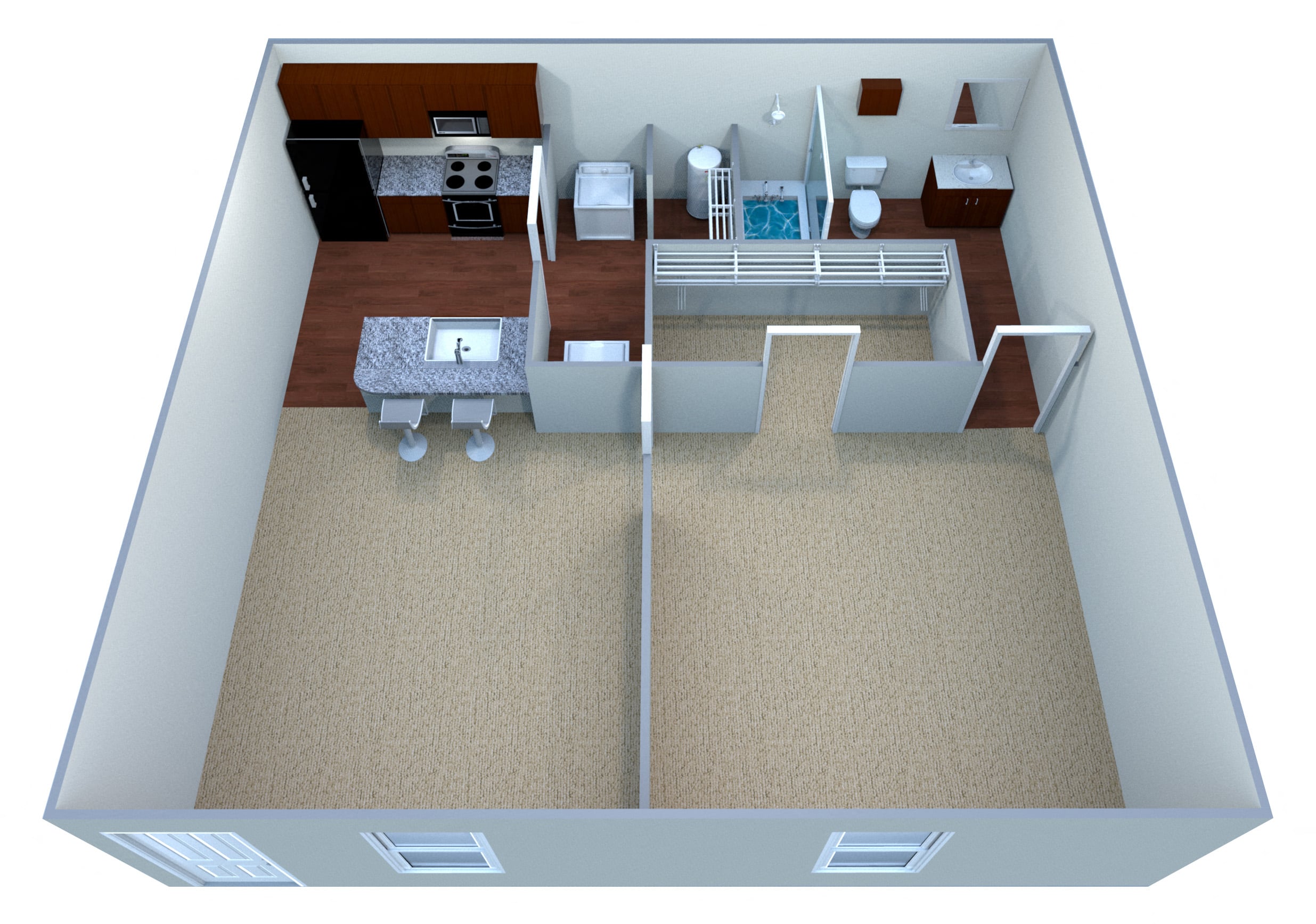 Floor Plans of The Trails at Madison in Canton, MS