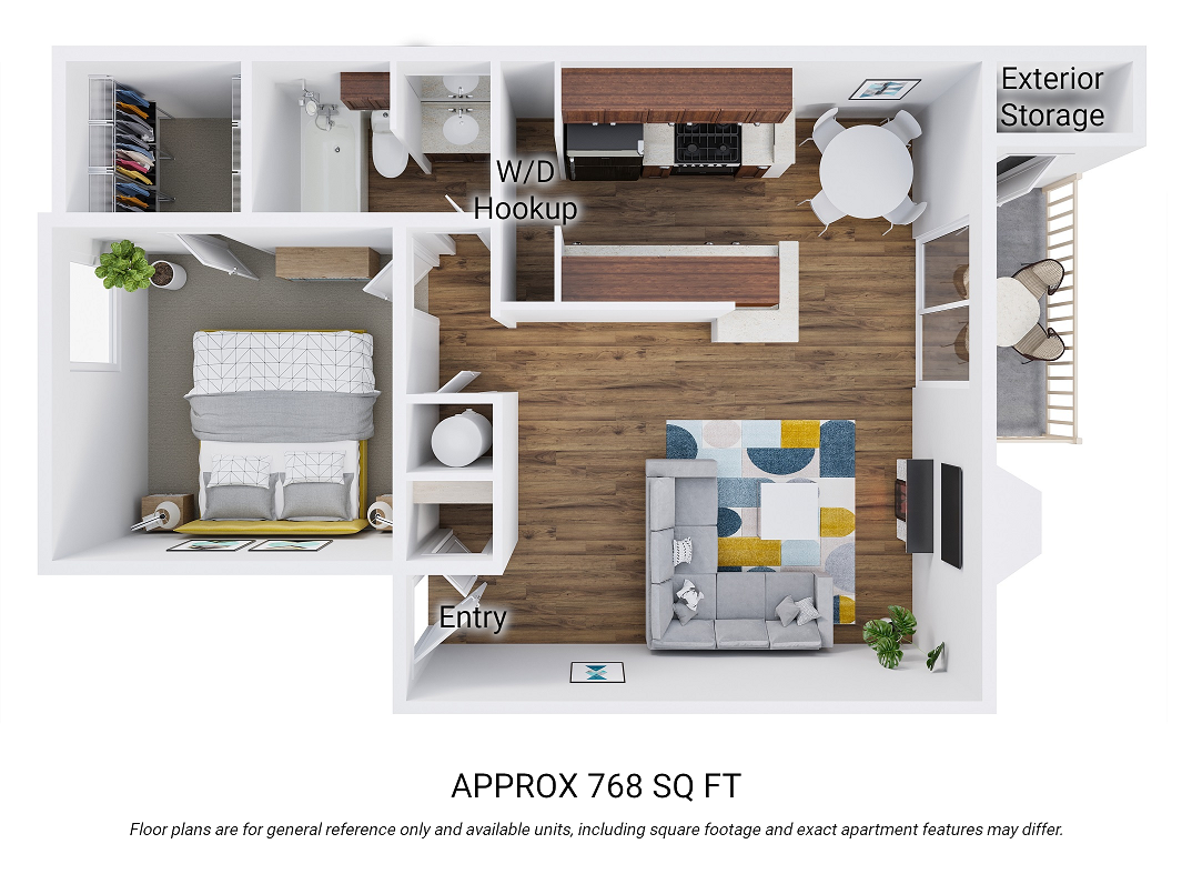 Floor Plans of Austin Pointe Apartments in San Antonio, TX