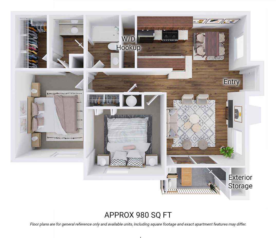 Floor Plans of Austin Pointe Apartments in San Antonio, TX