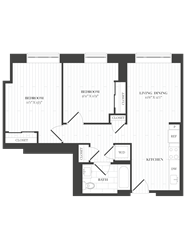 Floorplan Image Of Unit 817 Floorplan Image Of Unit 817