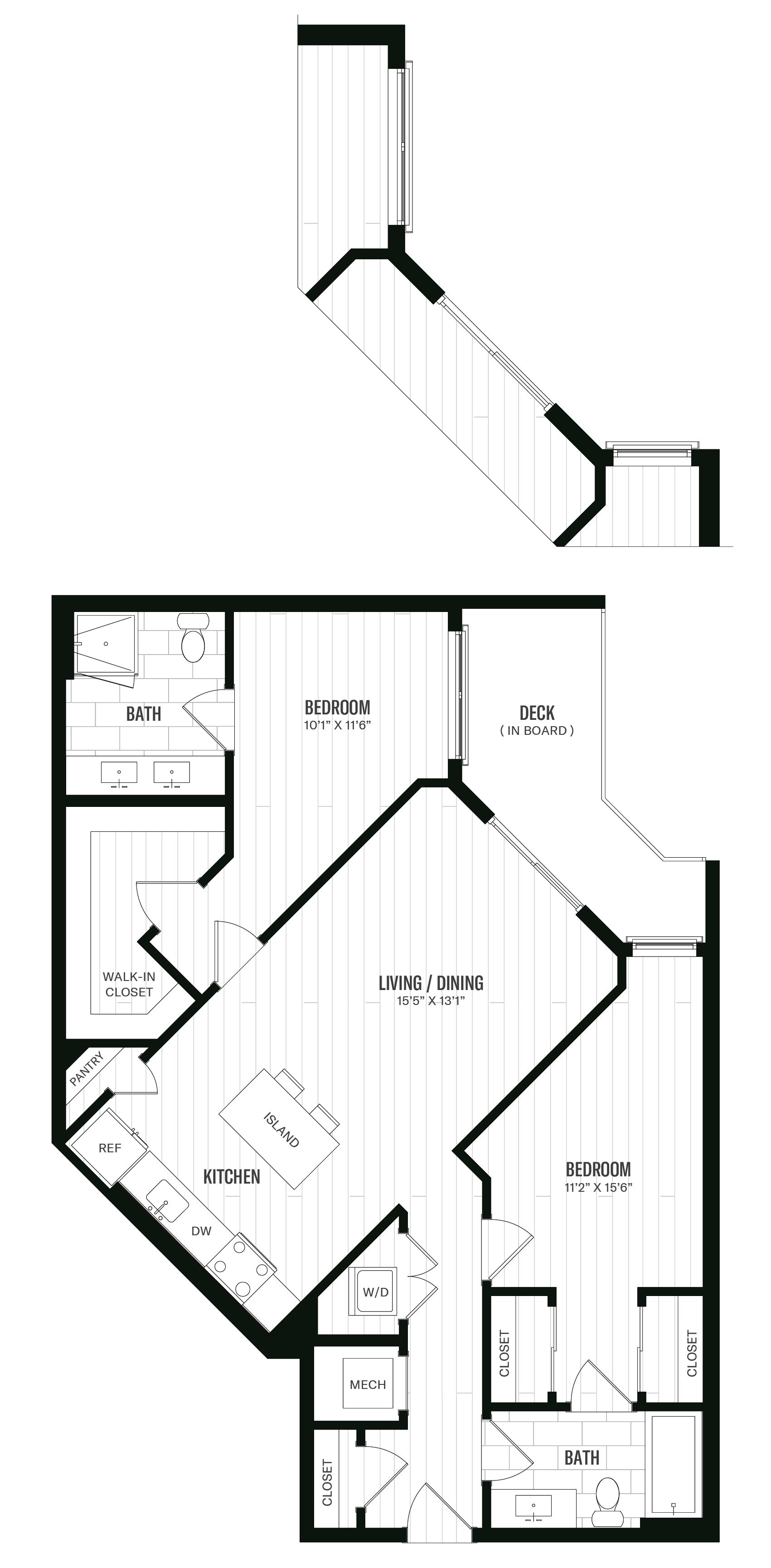 2 Bedroom - Hartley