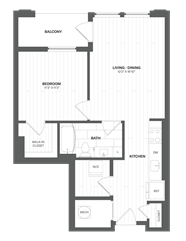 Apartment 708 Floorplan Apartment 708 Floorplan