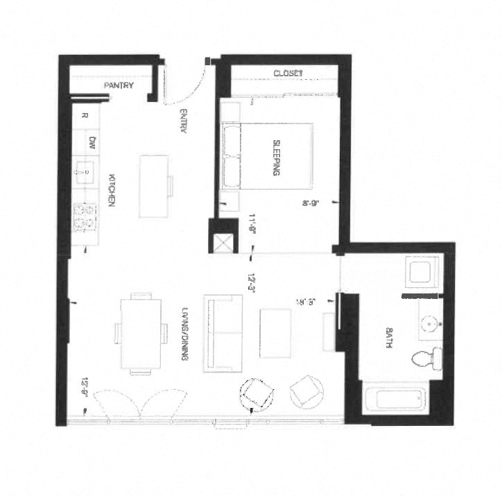 Floor Plans of Cyan/PDX in Portland, OR