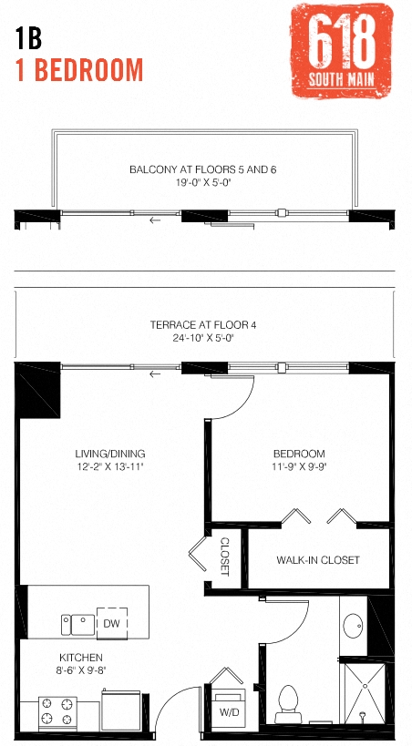 Luxury Studio, 1, & 2 Bedroom apartments for rent in downtown Main st ...