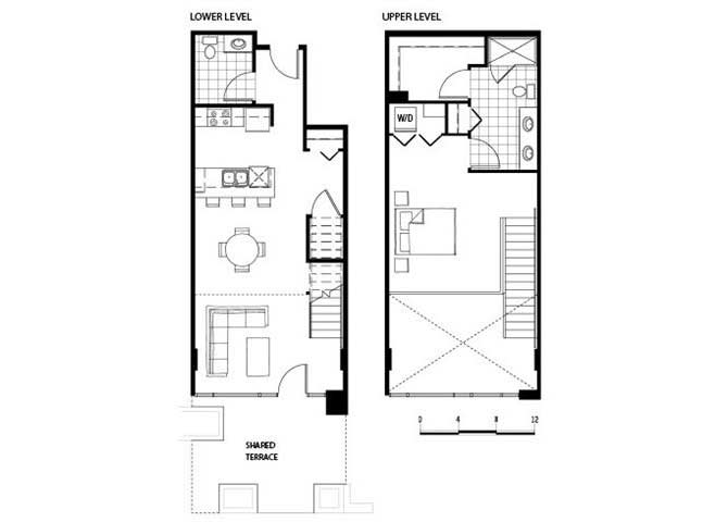 Floor Plans of Axis in Seattle, WA