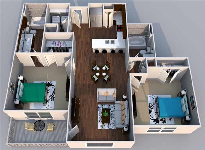Floor Plans of EdgeWater at City Center in Lenexa, KS
