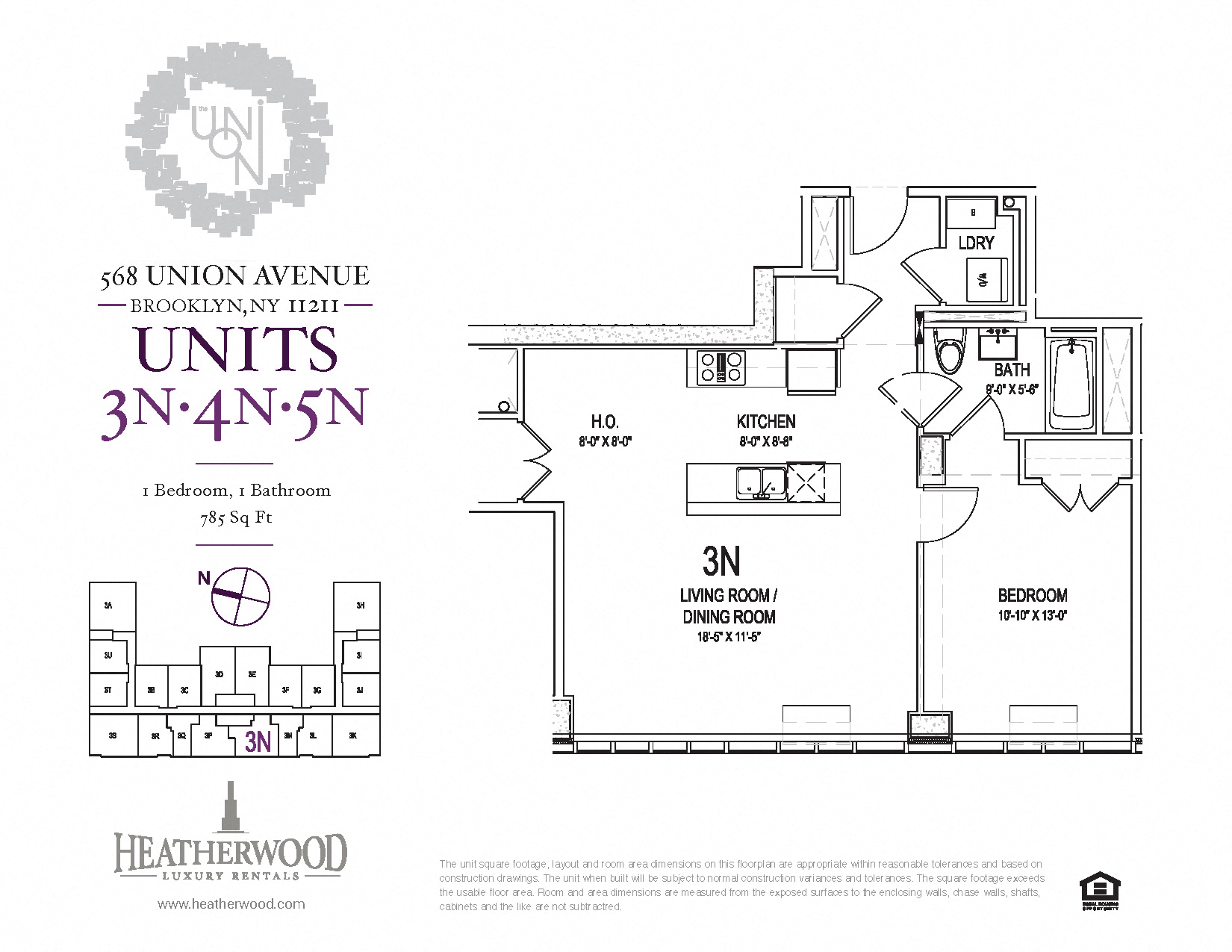 View 568 Union Floor Plans | Heritage by Heatherwood