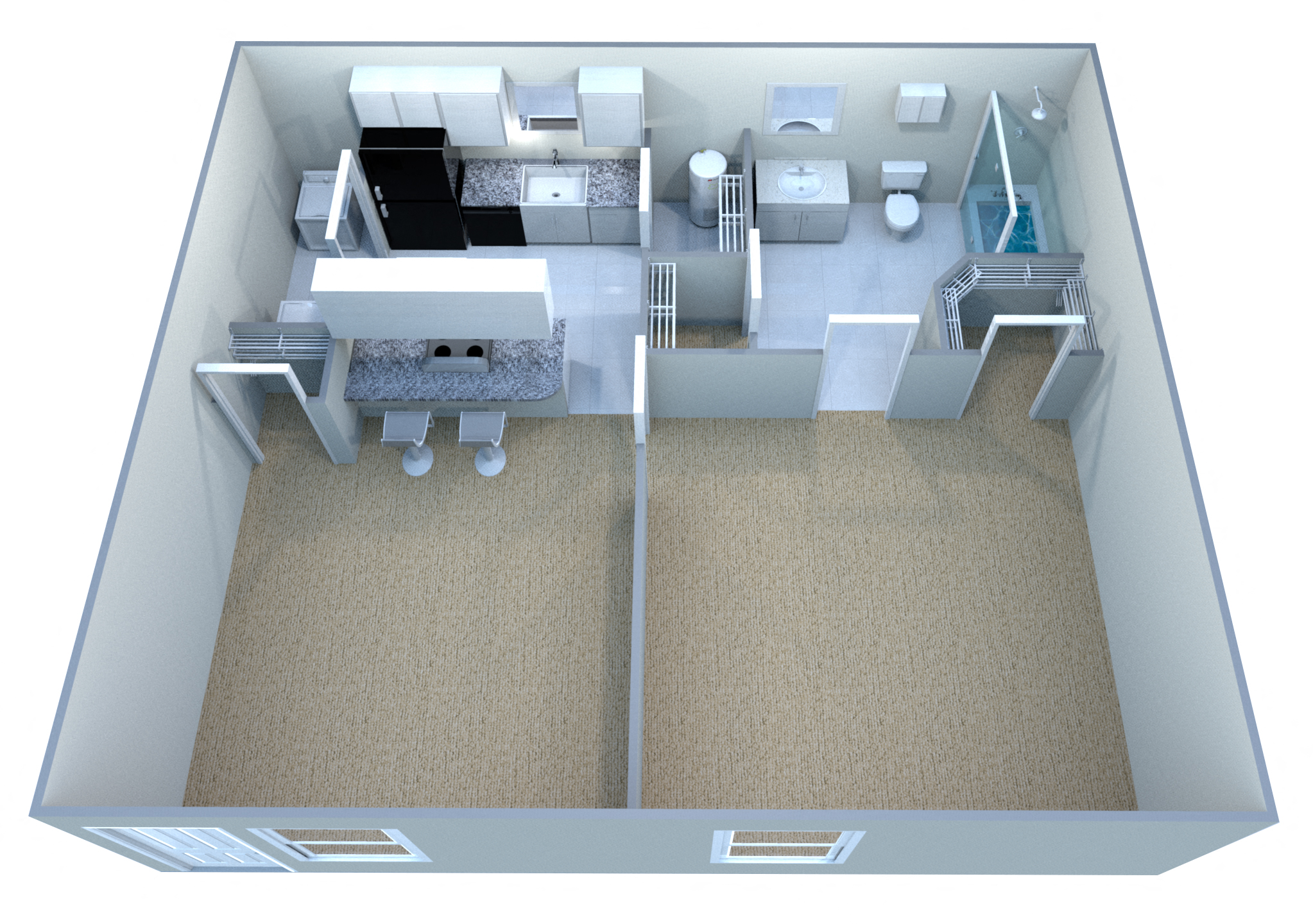 Floor Plans of The Greens at Springfield I in Springfield, MO