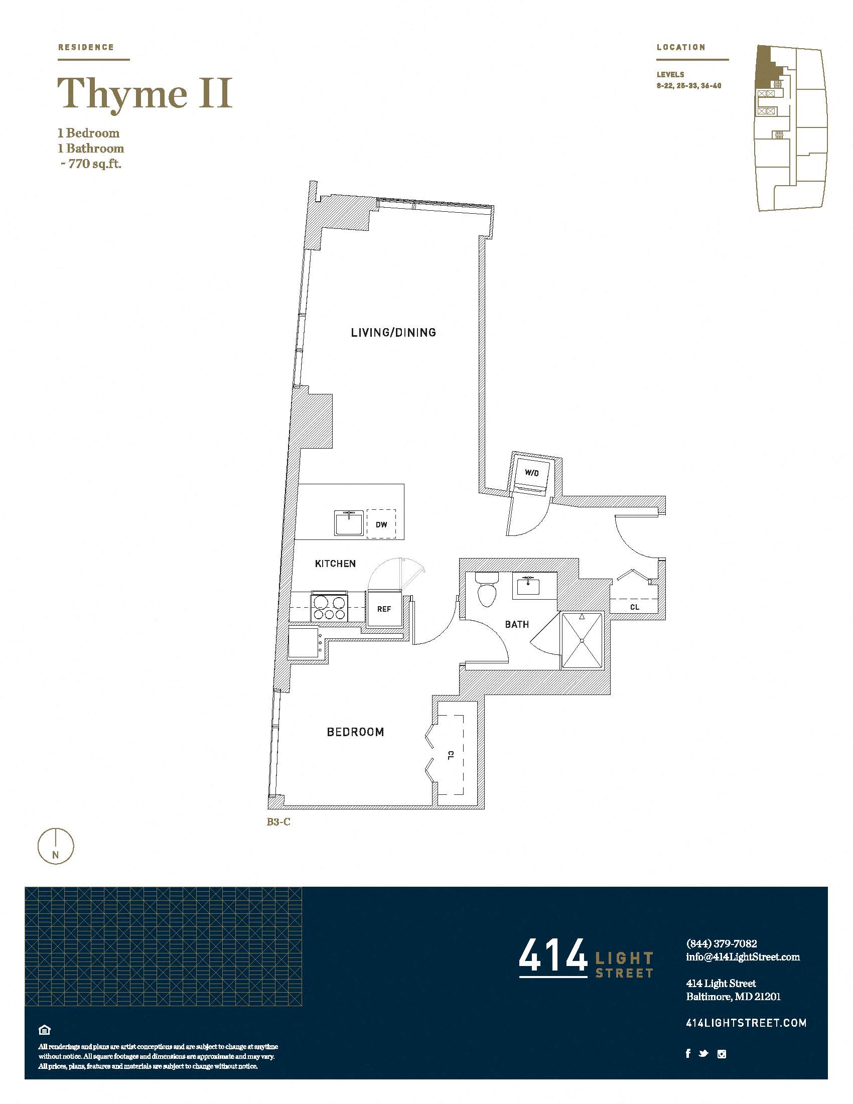 414 Light Street Apartments & Penthouses Available Now | Take a Tour