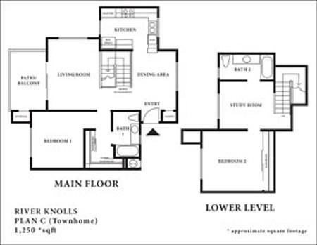 Floor Plans of River Knolls in Redding, CA