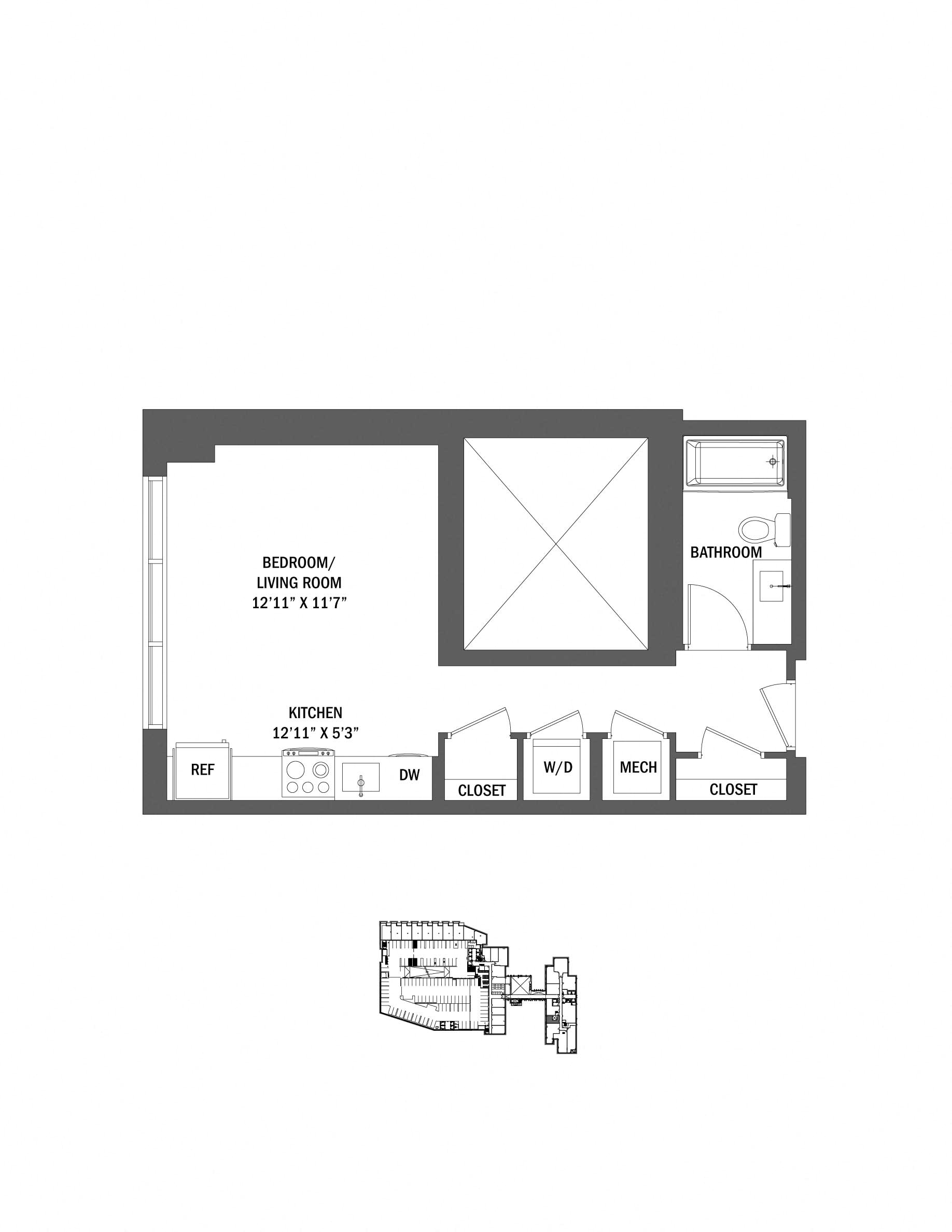 Floor Plan | Studio, 1, 2, 3 BR Apartments Reston VA | Signature