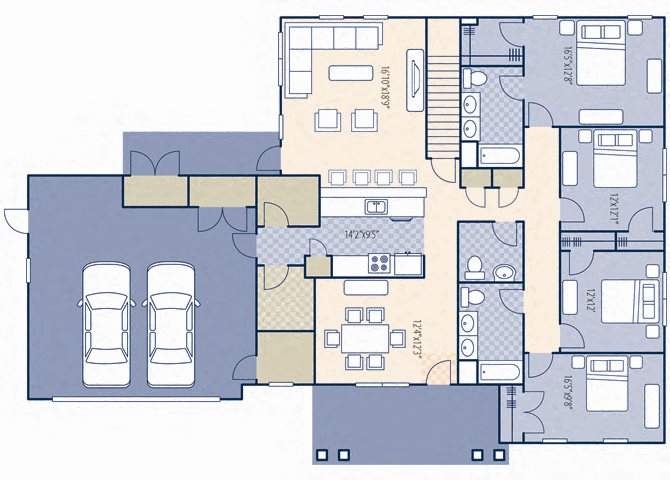Ellsworth AFB Homes | Family housing at Ellsworth AFB, SD| Floor Plans
