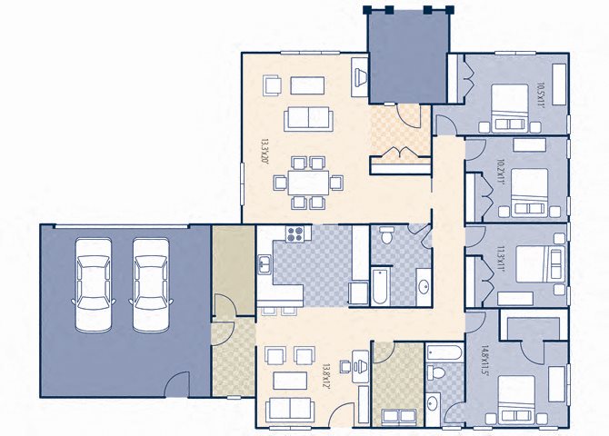 Ellsworth AFB Homes | Family housing at Ellsworth AFB, SD| Floor Plans