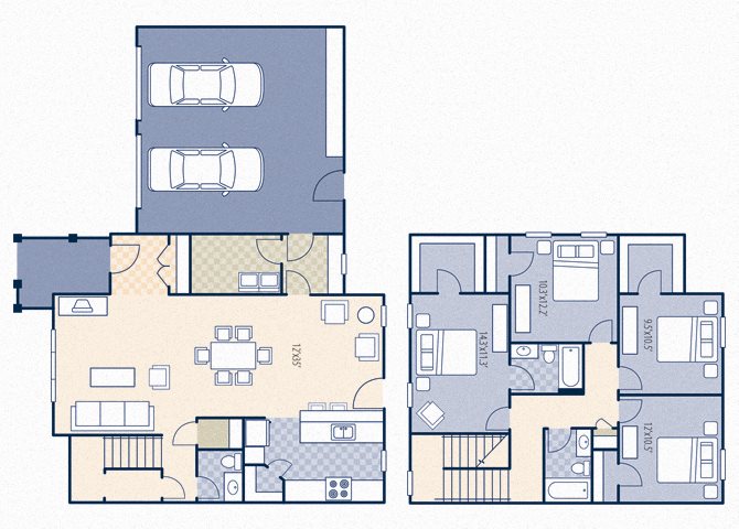 Ellsworth AFB Homes | Family housing at Ellsworth AFB, SD| Floor Plans