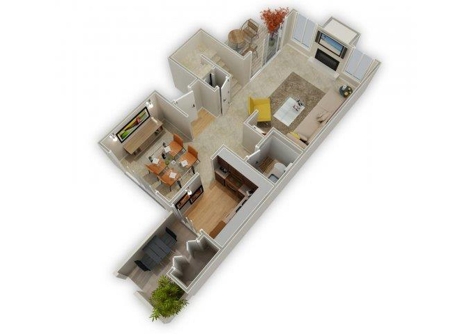 1 - 3 Bed Apartments | Aspen Ridge