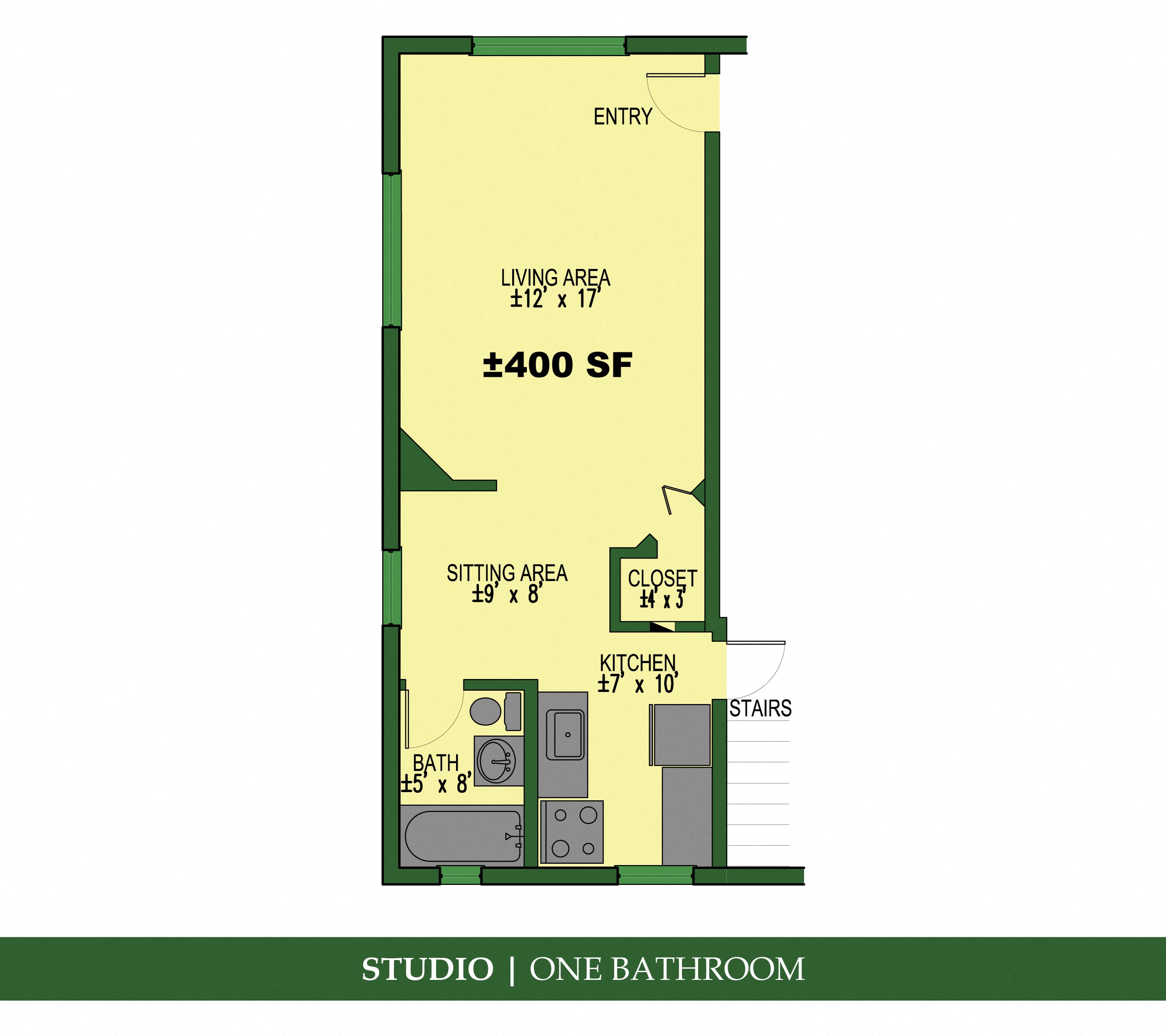Floor Plans of Gator Apartments in MIAMI BEACH, FL