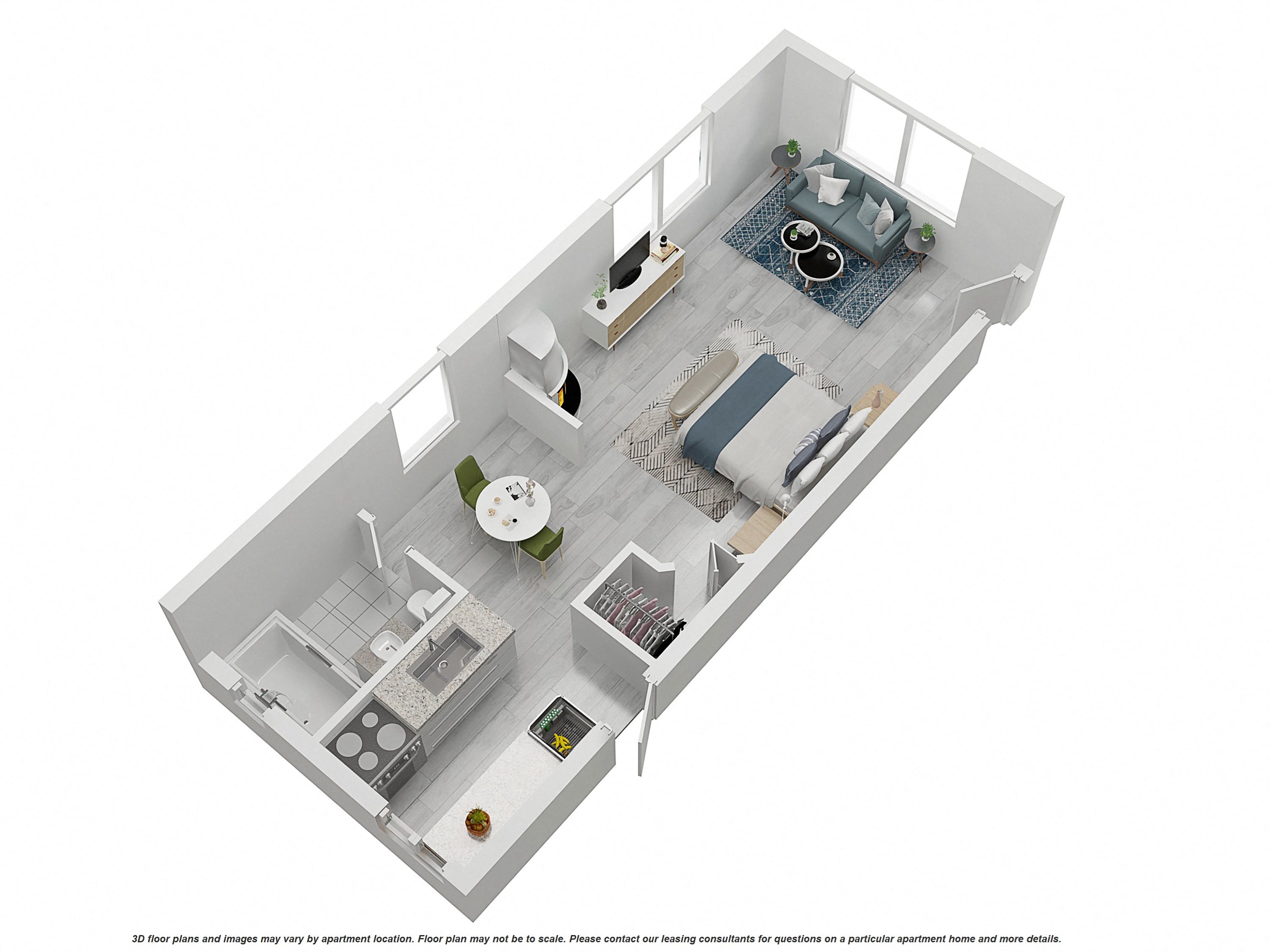 Floor Plans of Gator Apartments in MIAMI BEACH, FL