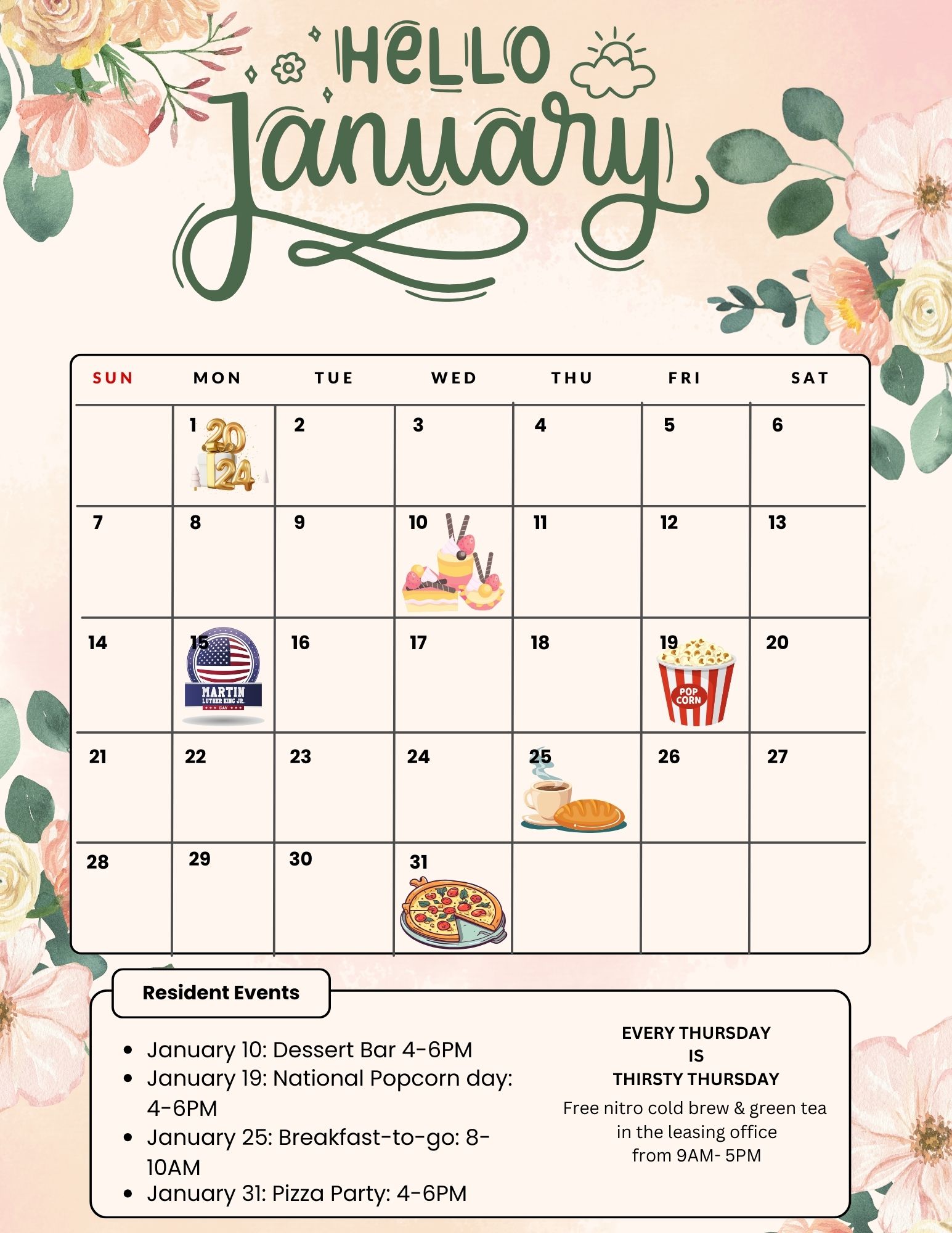 Community Calendar | Zone Westgate